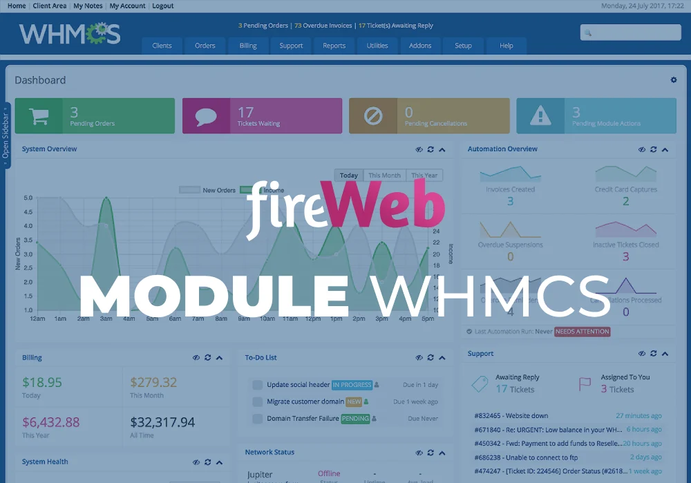 WHMCS - FireWeb